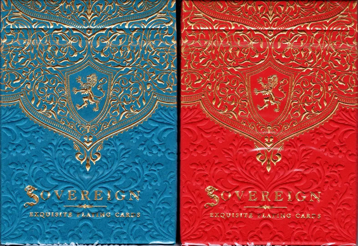 Sovereign Playing Cards 2 Deck Set USPCC – PlayingCardDecks.com