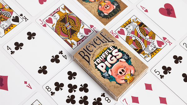 Super Truffle Pigs Bicycle Playing Cards – PlayingCardDecks.com