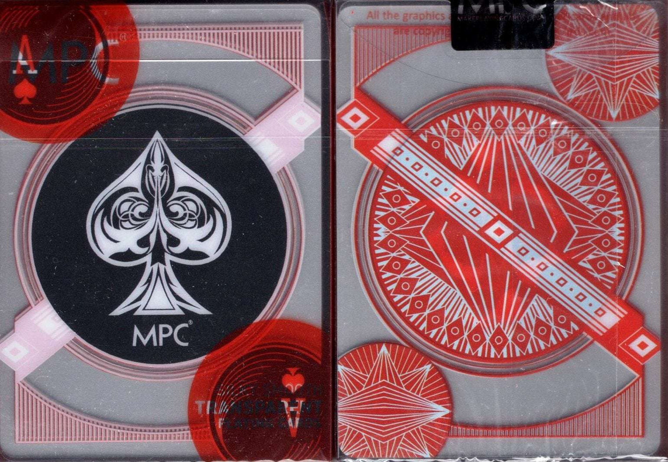 Transparent Plastic Playing Cards MPC – PlayingCardDecks.com