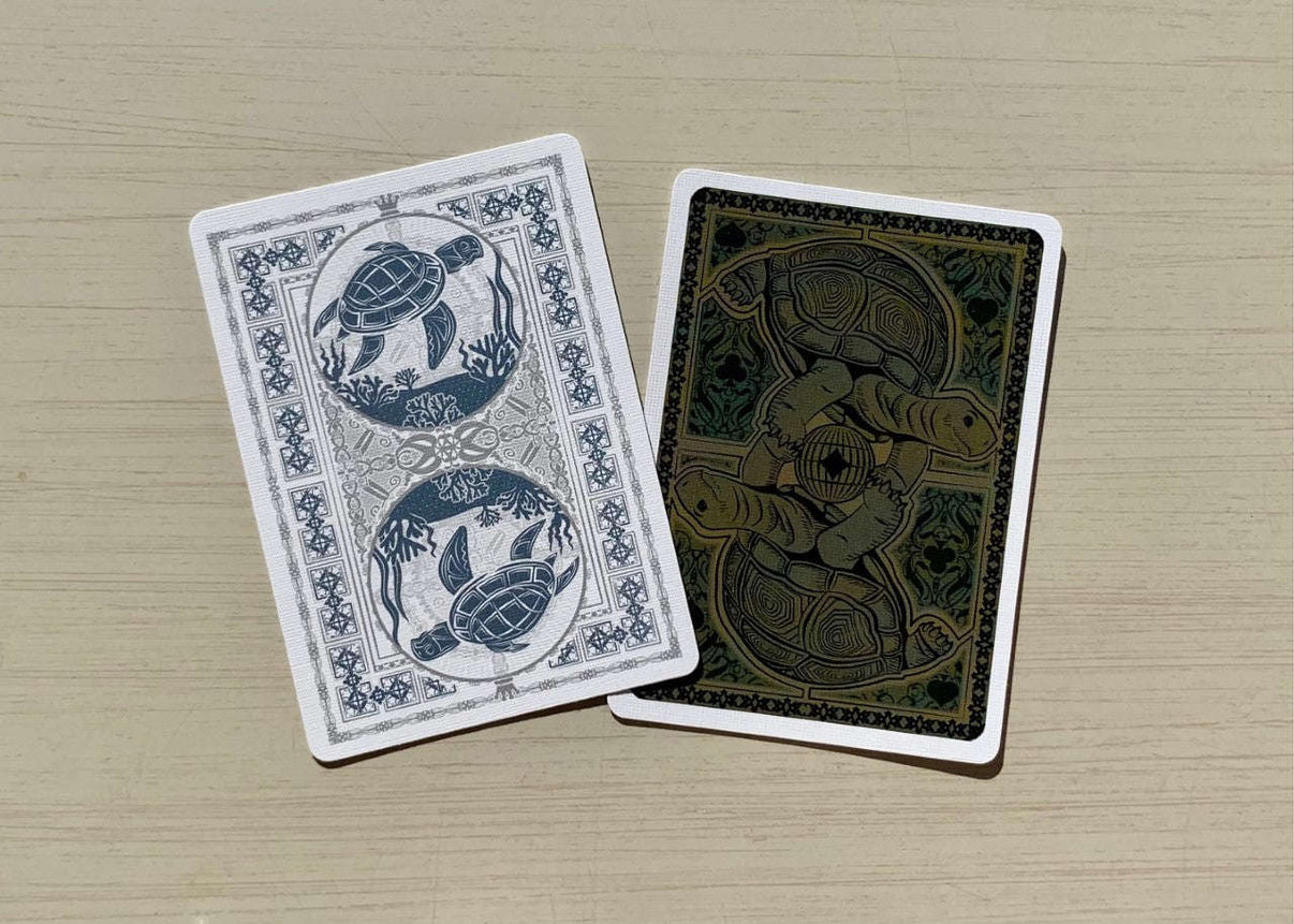 Turtle Bicycle Playing Cards – PlayingCardDecks.com