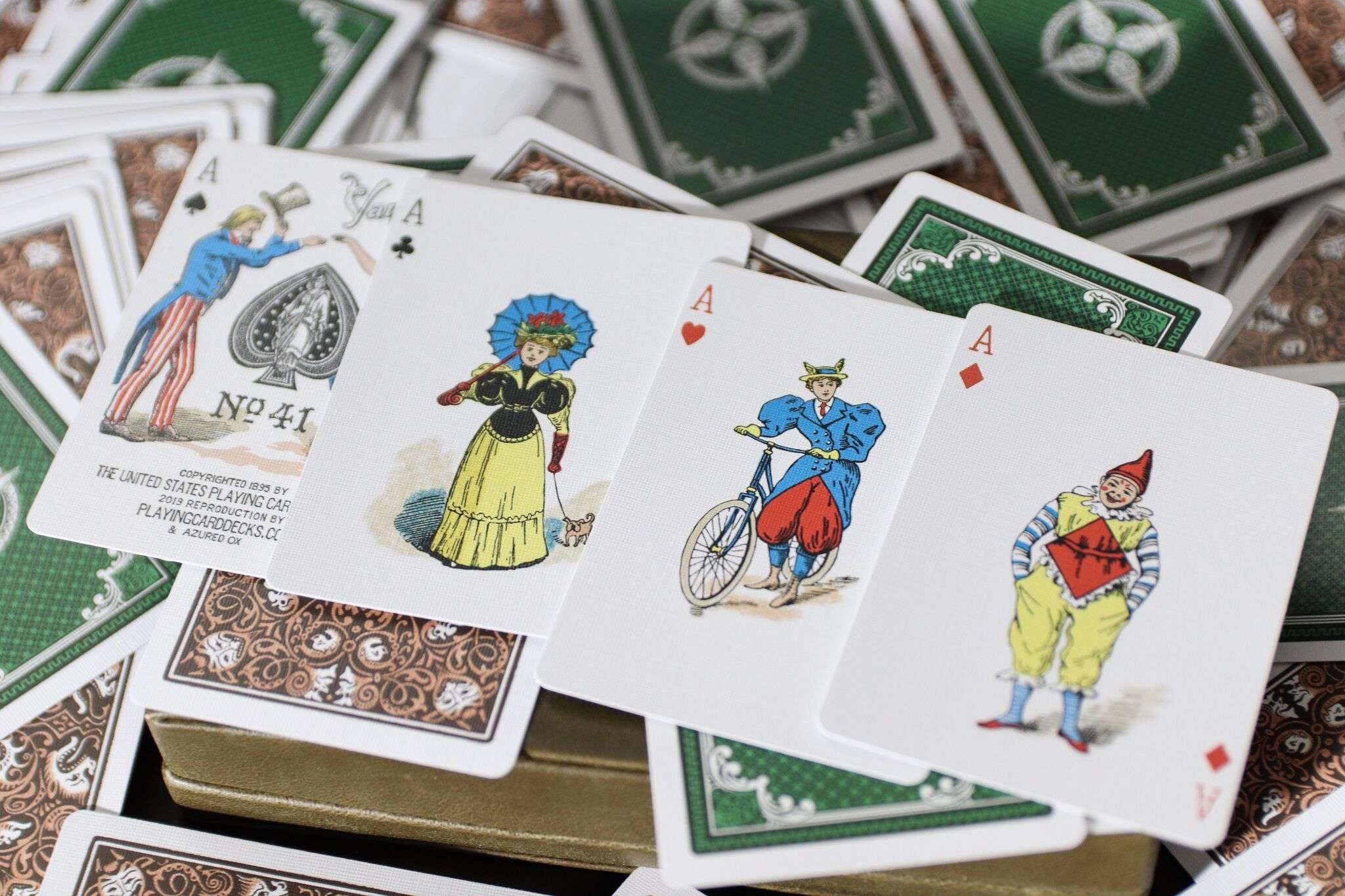 Vanity Reproduction Gilded Playing Cards USPCC – PlayingCardDecks.com